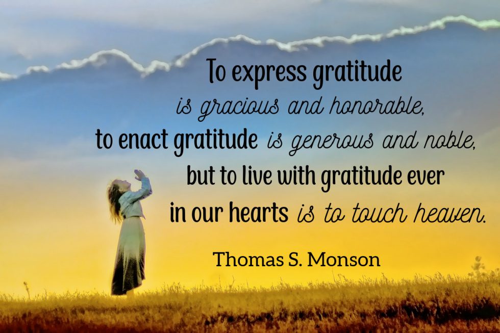 The Healing Power of Gratitude and Thanksgiving - Mormon Beliefs